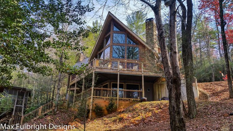 A-Frame Cabin Plan - Boulder Mountain Cabin